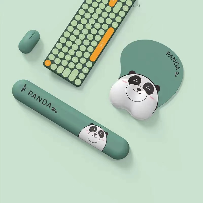 Mouse Cartoon Panda Wrister Protective Mouse Pad Silicone Cute Ins ...