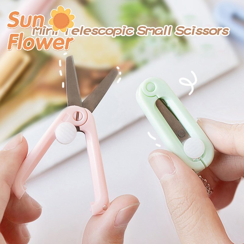 Creative Mini Folding Scissors Portable Morandi Paper-Cutting Art Tool ...