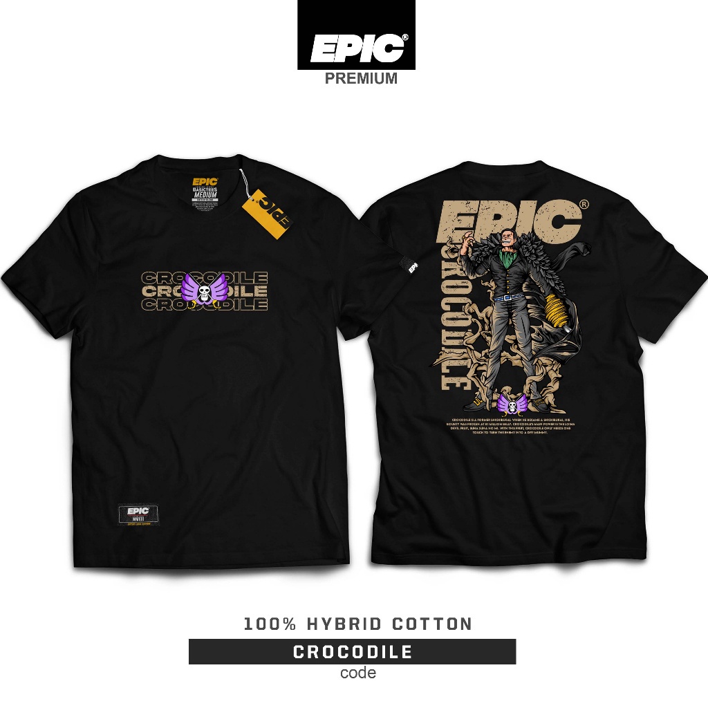 PREMIUM - CROCODILE - ANIME _ ONEPIECE- EPIC CLOTHING STREETWEAR ...