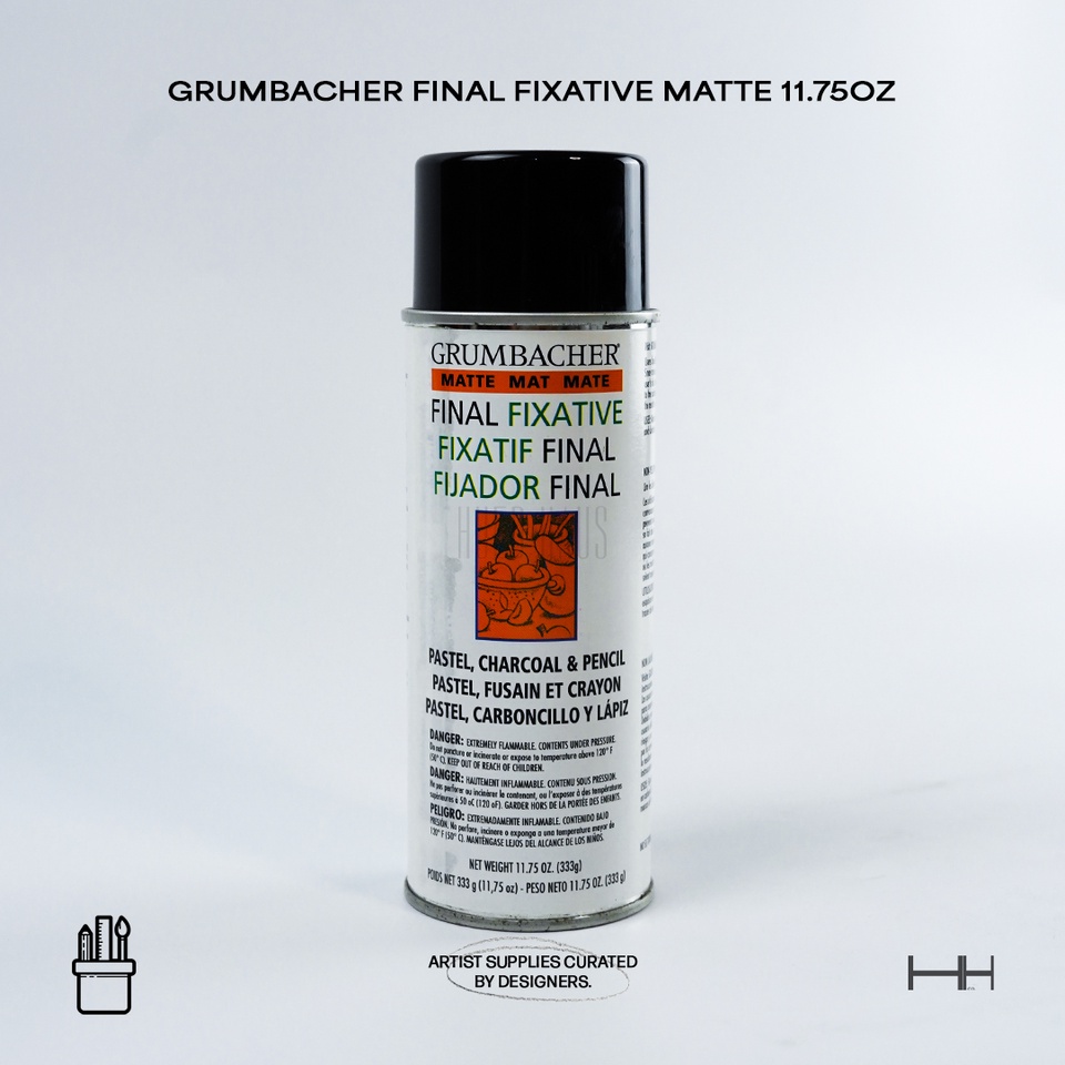 Grumbacher Final Fixative 11.75oz (Gloss/Matte) | Shopee Philippines