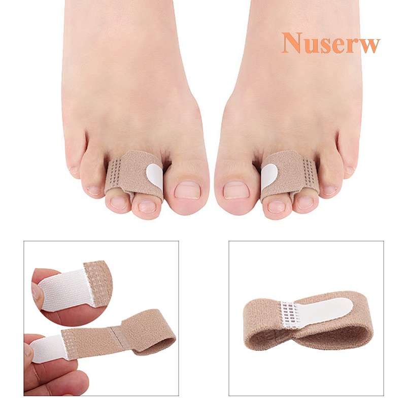 Nuserw Toe bandage cloth strip toe stretch binding tape toe correction ...
