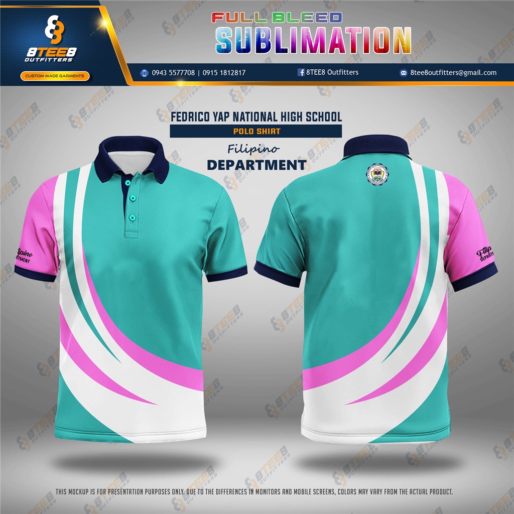 Alternative Uniform Tshirt for Men Women Ready To Wear Male Polo Shirt ...