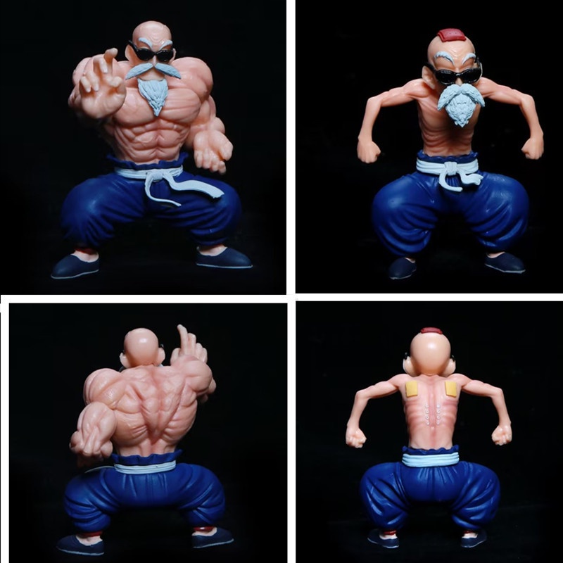 Anime Dragon Ball Figure Muscle Master Roshi Kame Sennin Pvc Figure ...