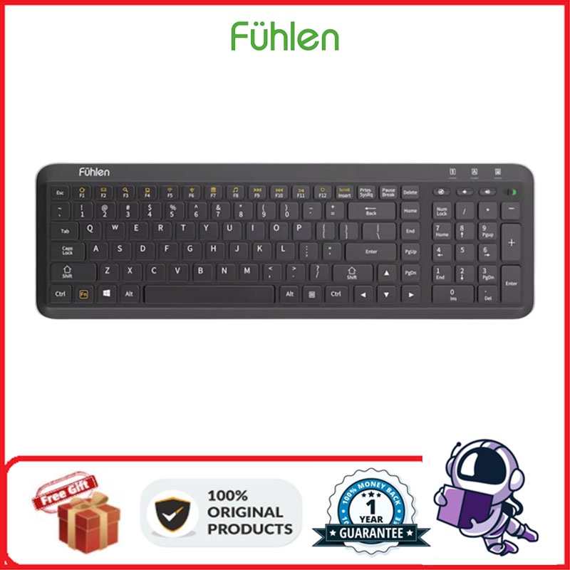 Fuhlen L460S Wireless 104 Key Membrane Keyboard | Shopee Philippines