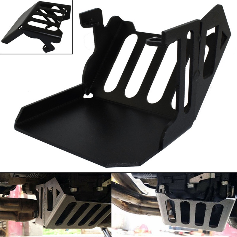 Black Left Side Engine Oil Sump Pan Cover Chassis Guard Skid Plate ...