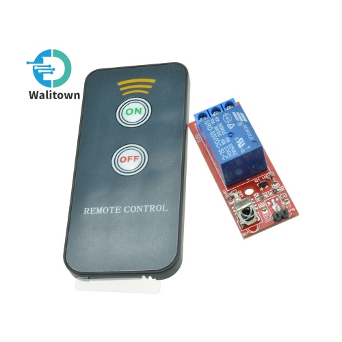 1 circuit 5V/12V infrared receiving relay driver board+infrared remote ...
