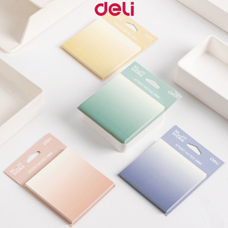 Nusign by Deli Sticky Notes 60 Sheets Memo Pad Student School Supplies ...