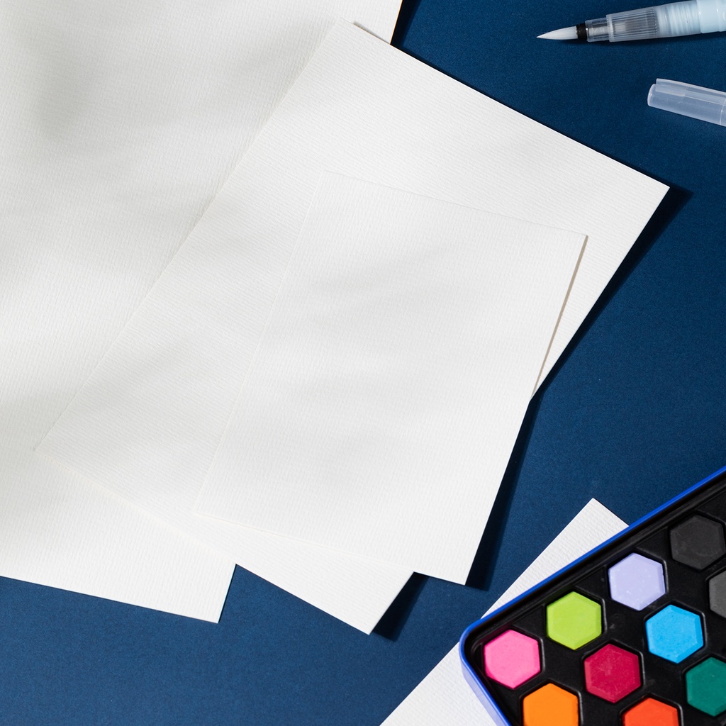 Deli A4/A5/A6 Watercolor Drawing Paper 16 Sheets/Bag 300 gsm Hot Cold ...