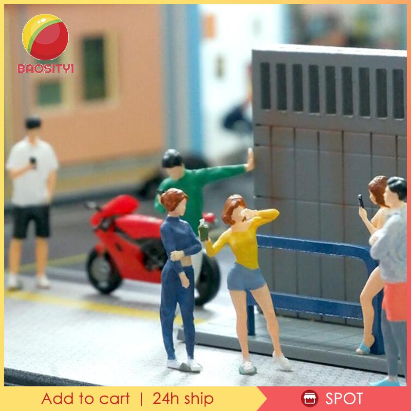 [Baosity1] 1/64 Women Figure Model Movie Props S Scale Micro Landscape ...