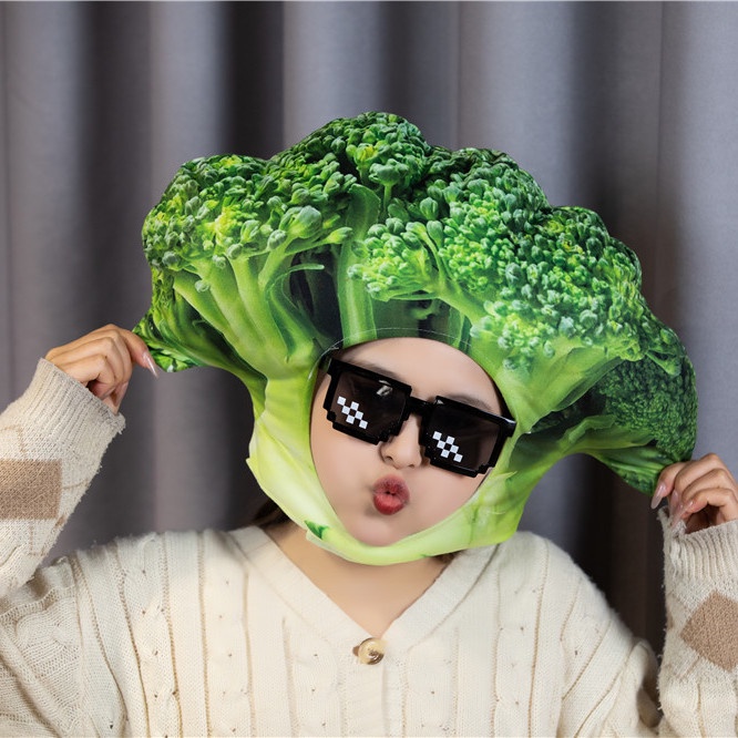 MOLAMGO Nutrition Month Vegetable Cap Onion Product Ins Girl Heart ...
