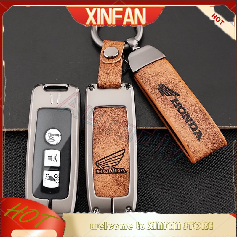 XINFAN Leather Honda Remote Key Case XADV ADV 150 PCX 150 PCX150 SH125 ...