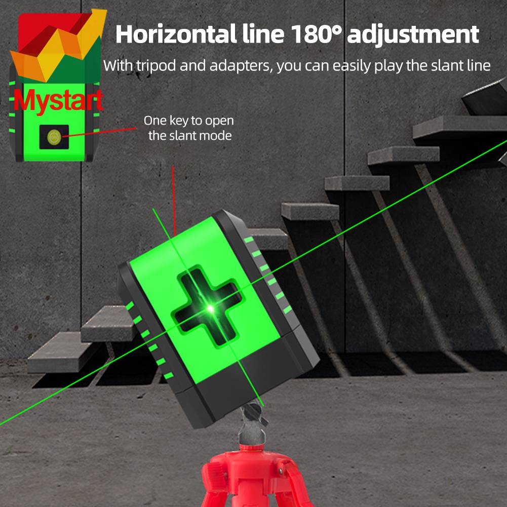 Mini 2 Lines Laser Level Portable Laser Level Strong Lights for ...