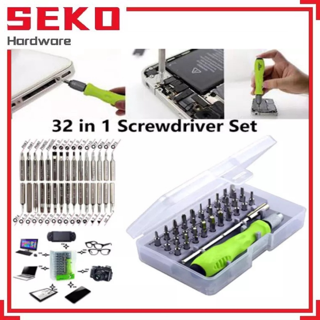 Screwdriver Set Mini Electronic Screwdriver Bits Multi-size screw ...