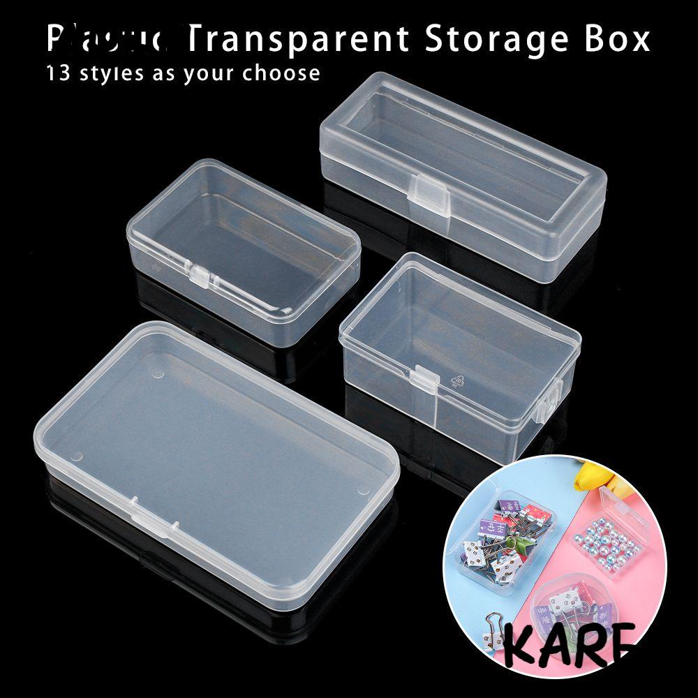 KAREN Square Clear Storage Box 13 Styles Pill Storage Supply Jewelry ...
