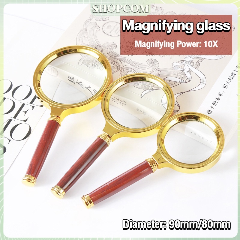ShopCom Handheld Magnifier Mini Pocket Microscope Reading Magnifying ...
