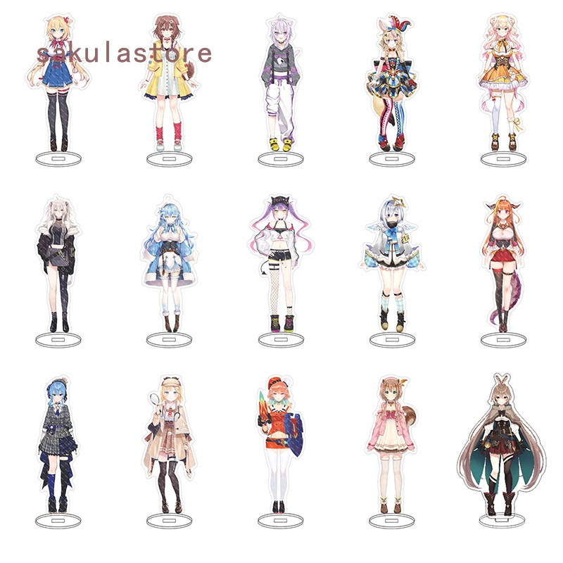 Anime HOLOLIVE Vtuber Double-Sided Acrylic Stand Figure Model Plate ...
