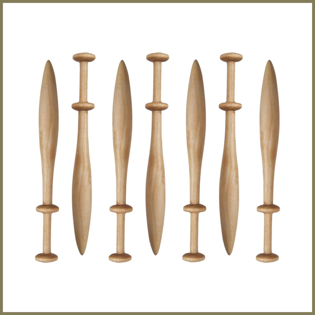 Bobbin Lace Wooden Spools Knitting Kit Bobbin Lace Lacemaking Bobbins ...