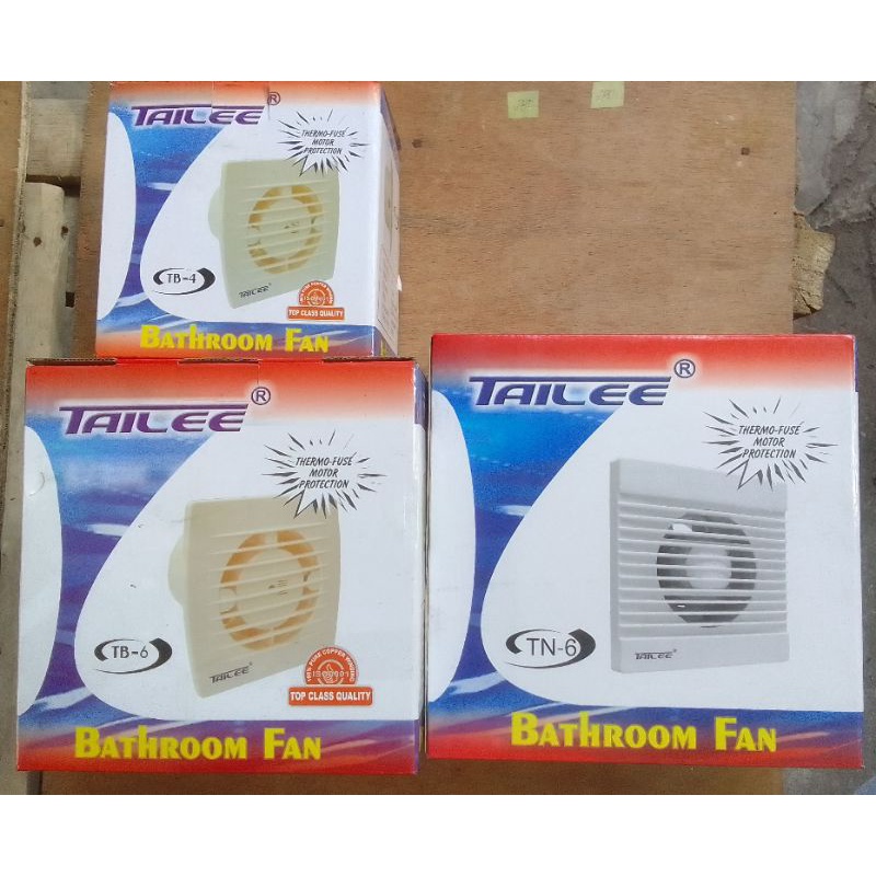 TAILEE CEILING EXHAUST FAN 4" ,6", 6" SLIM TYPE THERMO-FUSE MOTOR ...