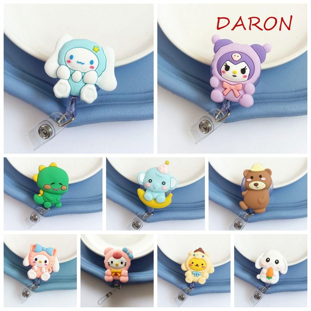 DARON Nurse Badge Reel, Name Tag Cinnamoroll Retractable Badge Holder ...