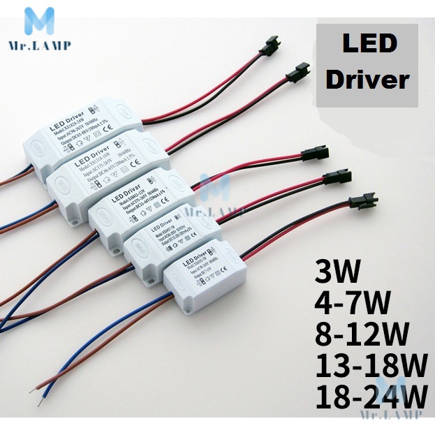LED Driver Constant Current Wide Voltage 90-265V 1-3W 4-7W 8-12W 13-18W ...