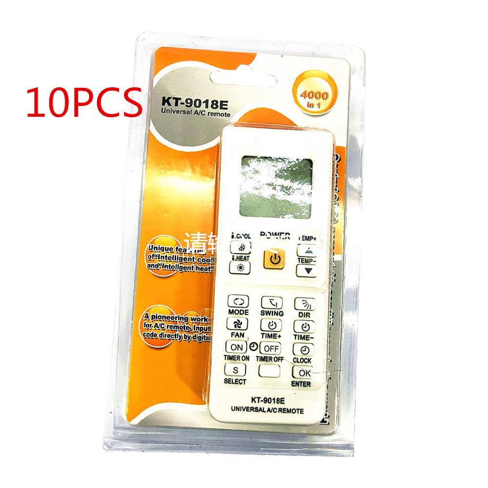 （10pcs）New Universal Air Conditioner Remote Control KT-9018E 5000 in 1 ...