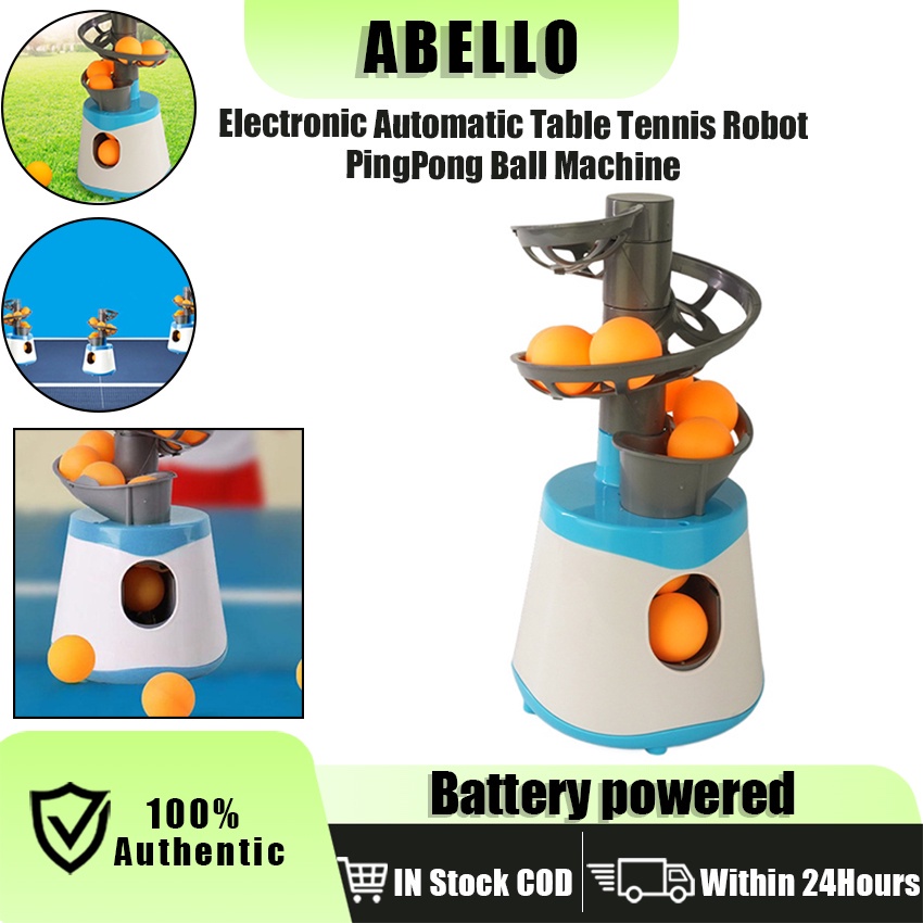 Automatic Table tennis trainer machine Recycle Loop Serve Ping Pong ...