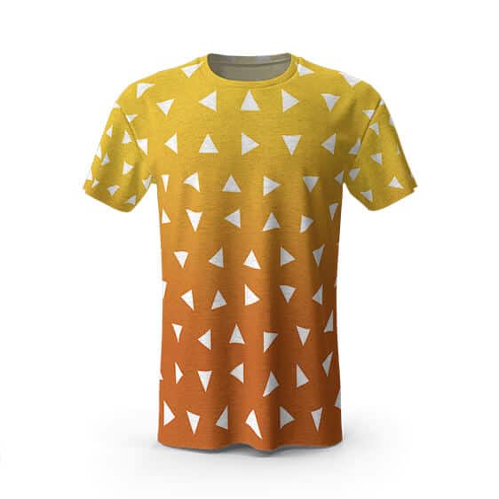 Zenitsu Haori Pattern Demon Slayer T-Shirt | Shopee Philippines
