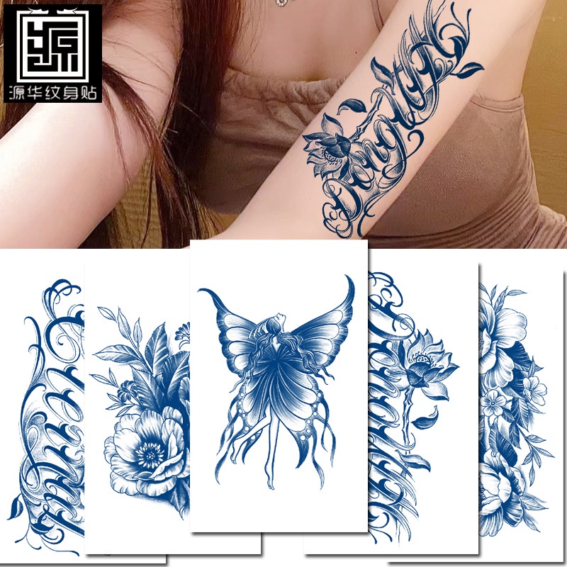 Tattoo Stickers Waterproof Long Lasting Tattoo Stickers 15 Days ...