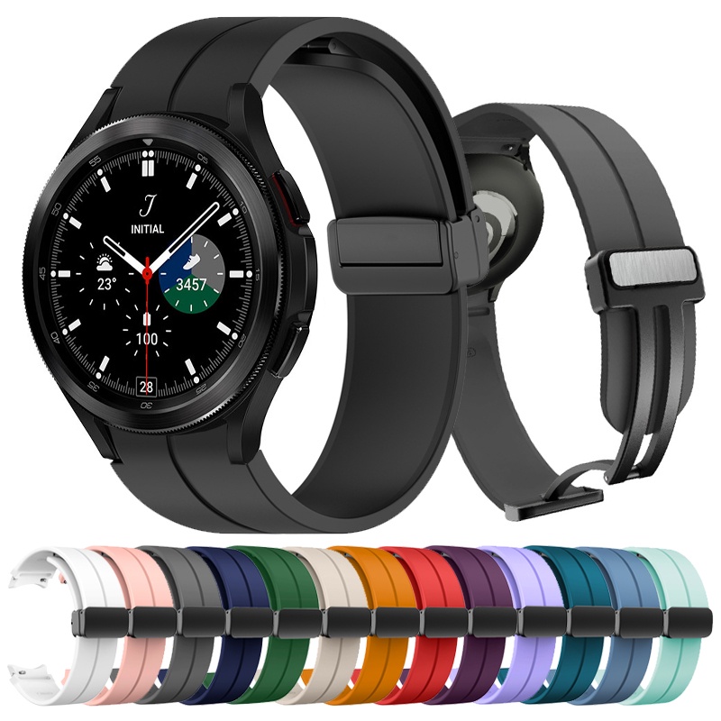 D Buckle Sport Band magnetic strap For Samsung Galaxy Watch 4 Classic ...