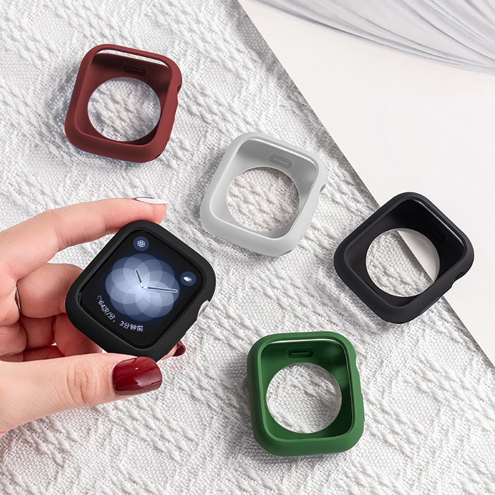 Silicone Case for Smart Watch Series 8 7 6 SE 5 4 3 2 1 Solid Size 41mm ...