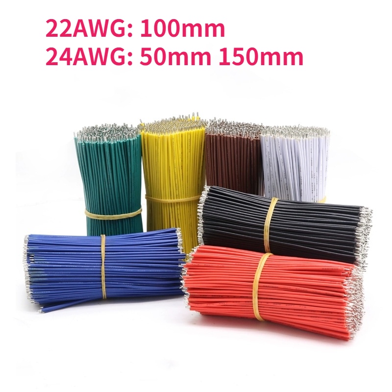 22/24AWG Tin-Plated Breadboard PCB Solder Cable Fly Jumper Wire Tin ...