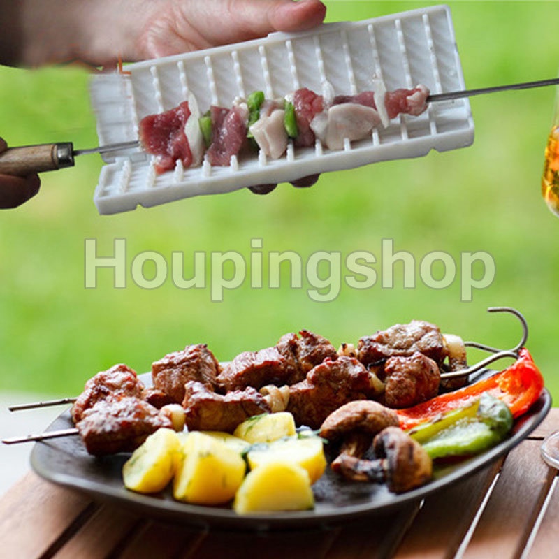 Multifunctional Barbecue Kebab Maker Fast Skewer Threading Machine ...