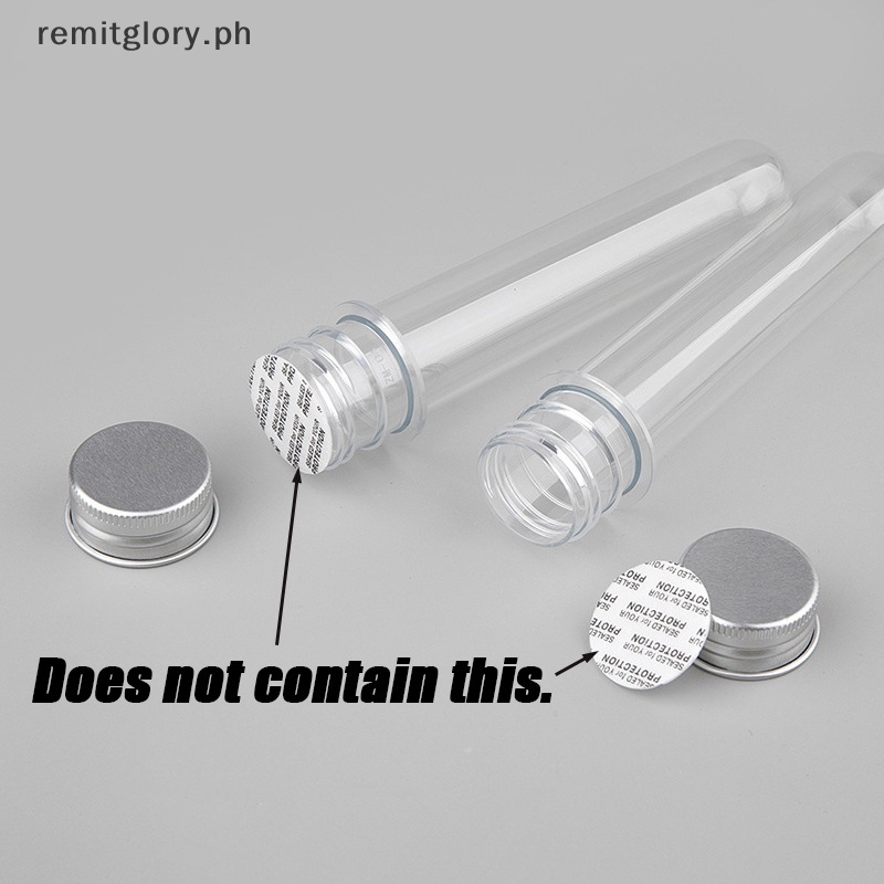 remitglory 40ml Plastic Storage Tubes Lab Test Tube with Screw Lid ...