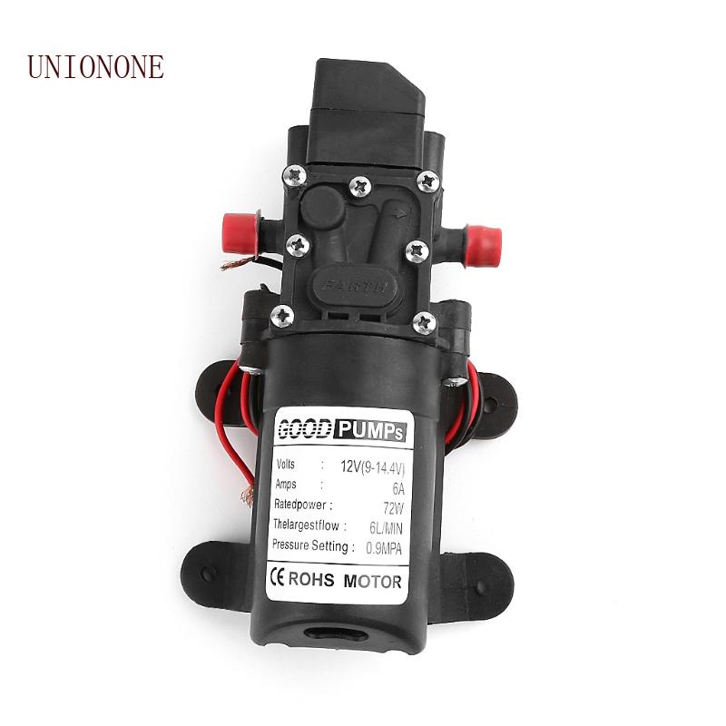 ONE 12V 72W High Pressure Micro Diaphragm Water Pump Automatic Switch ...