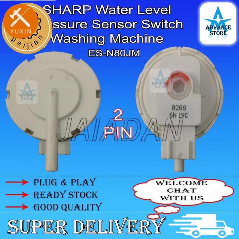 ES-S833M ES-N80JM ES-N70JM ES-U106H ES-N95MM ES-S103M ES-N83LM SHARP Water Level Pressure Sensor ...