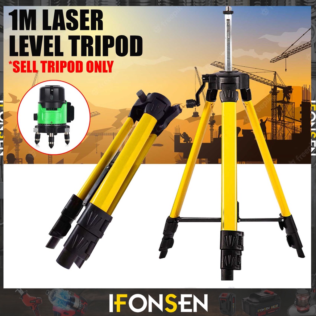 IFONSEN 1.2M Laser Level Stand Laser Machine Stand Adj Aluminium Laser ...
