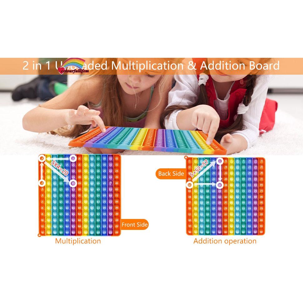 Multiplication Chart Math Games Pop Toys 12x12 Multiplication Table ...