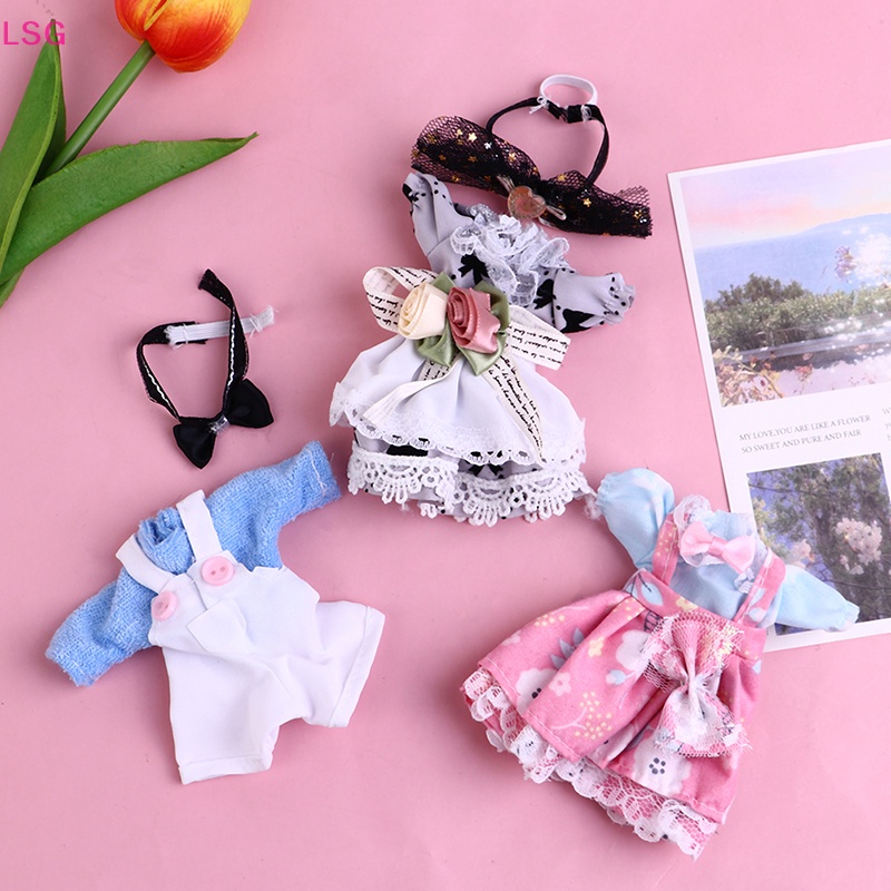 [LSG] Doll Clothes For dolls 16-17cm OB11 Doll Clothes Dress set 1/8 ...
