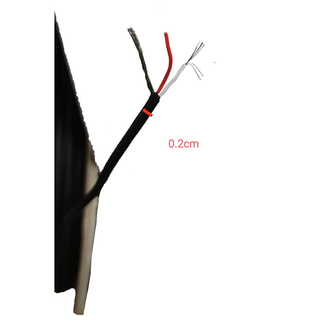 CHINA Shielded Stranded Wire 2+1 AWG26 1 Roll (100 Meters), Shielded ...