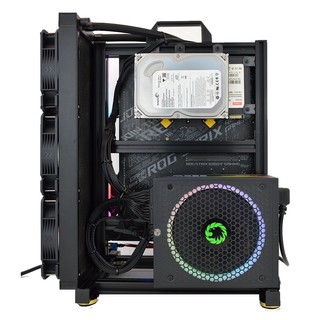 Open Computer Case Frame DIY Creative Rack Mini ITX MATX Gamer Cabinet ...