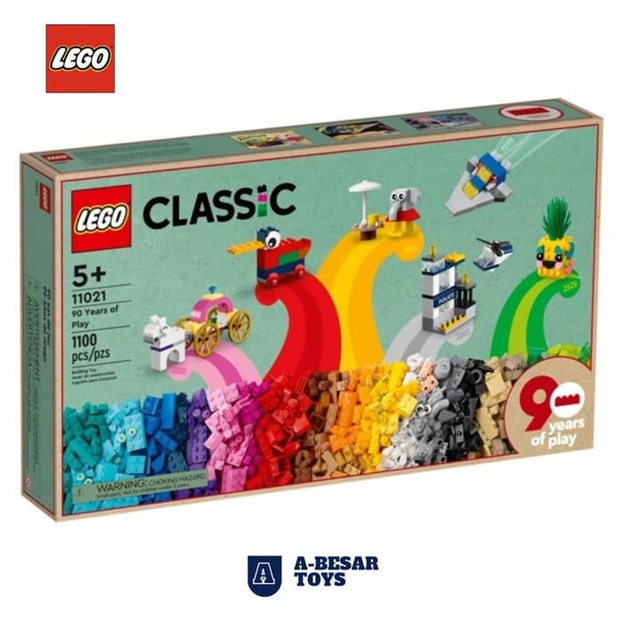 Lego 11021 Classic 90 Years Of Play | Shopee Philippines