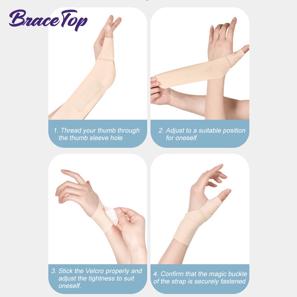 1 Pcs Adjustable Compression Elastic Wrist Band for Joint Pain ...