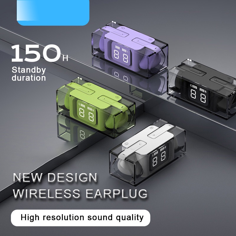 New E90 TWS Wireless Headphones Bluetooth 5.3 with Mic Touch Control ...