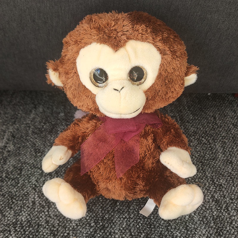Cute Plush Toy Little Monkey Doll Doll Classic Ragdoll Gift Children ...