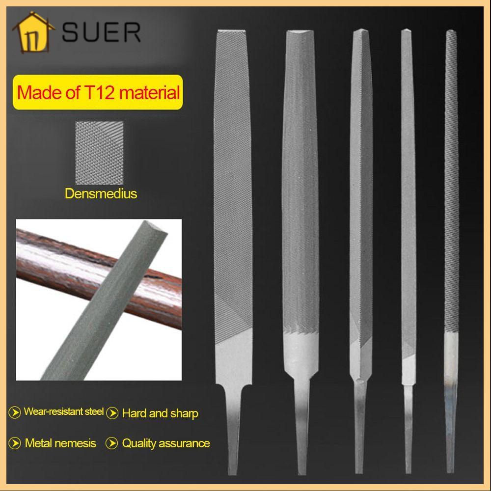 SUER1EN Steel Files, Steel Flat/Semicircle/Triangle/Circle/Square Saw ...