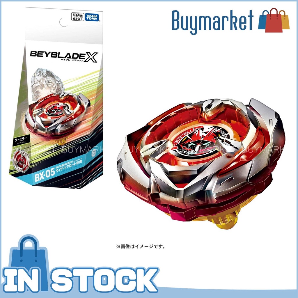 [Authentic] Takara Tomy Beyblade X Booster BX-05 Wizard Arrow 4-80B (Redeco) | Shopee Philippines