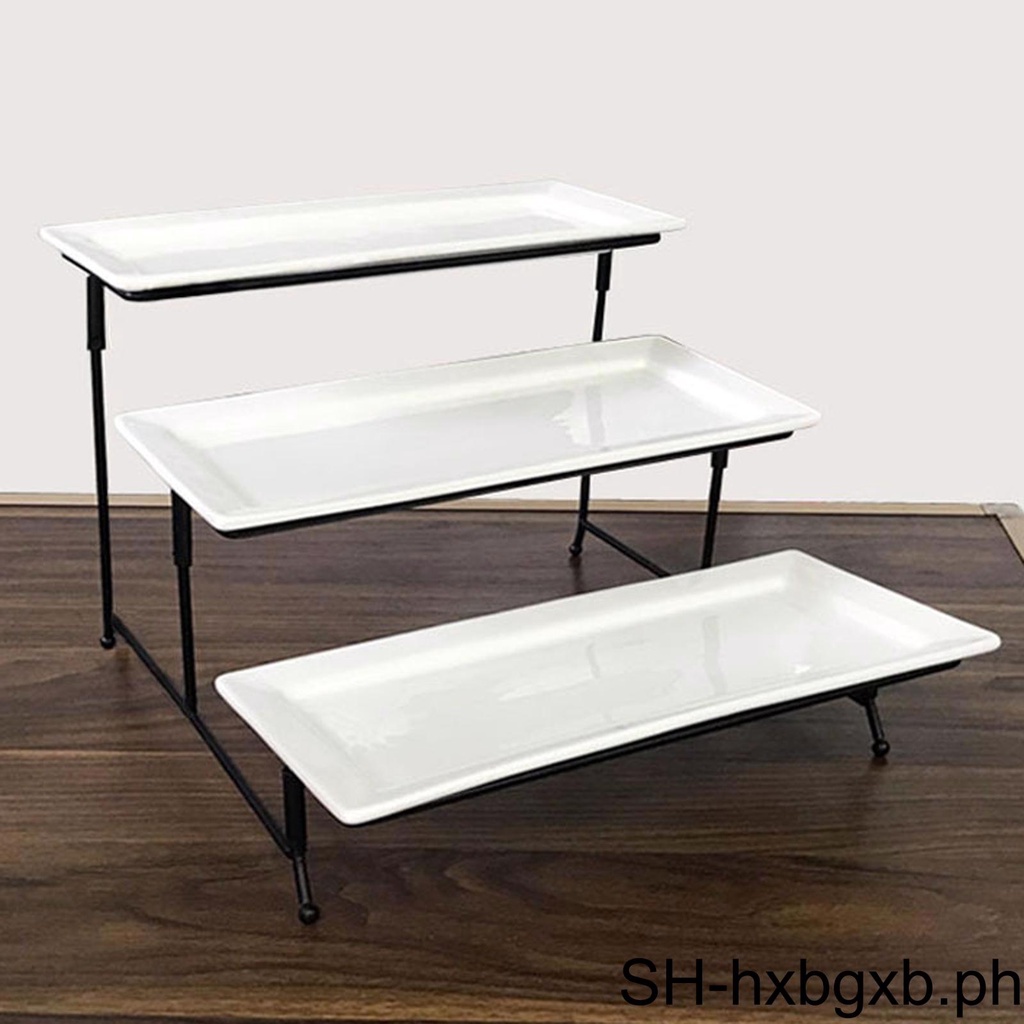 Three-Layer Platter Stand Dish Display Stand Dish Holder for Fruit ...