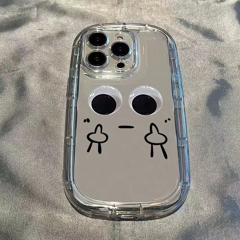 For iPhone 17 16 Plus 15 Pro Max Funny Phone Case TPU Soft Case Clear ...