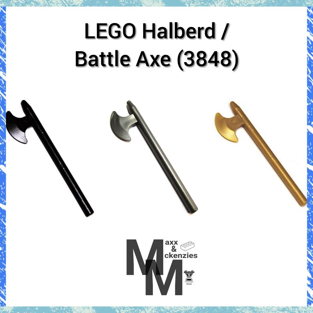 Halberd Axe / Battle Axe (3848) LEGO Minifigure Weapon | Shopee Philippines