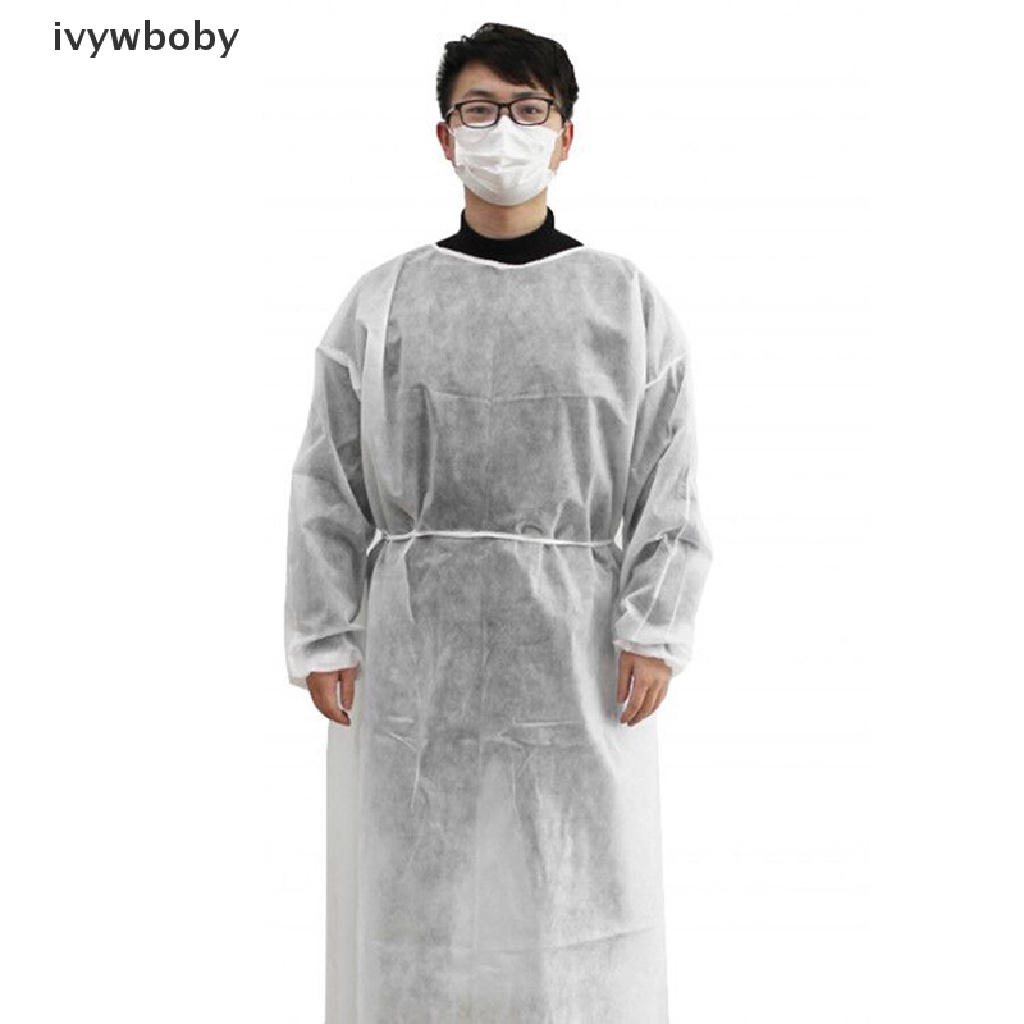 [IVY] Disposable Laboratory Isolation Cover Gown Surgical Clothes ...